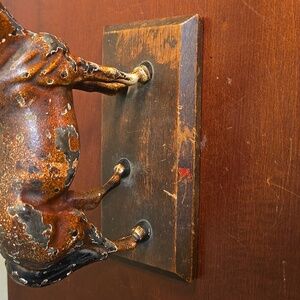 Hubley | Accents | Hubley Cast Iron Chippy Paint Horse Statue Doorstop ...